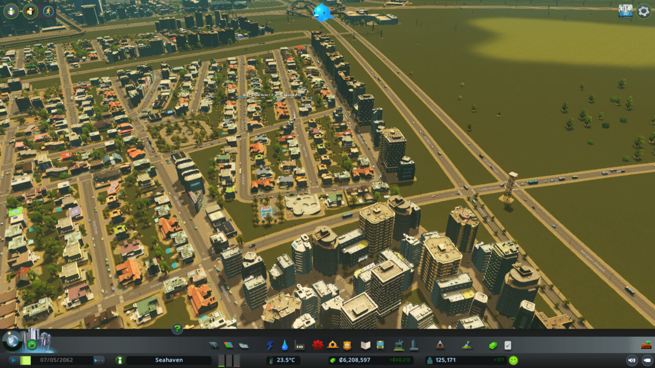 Managing Traffic in Cities: Skylines ⋆ Beyond Video Gaming